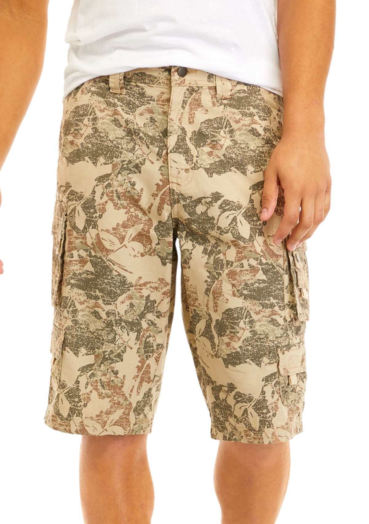 TRUE CRAFT Stacked Printed Cargo Shorts | Belk
