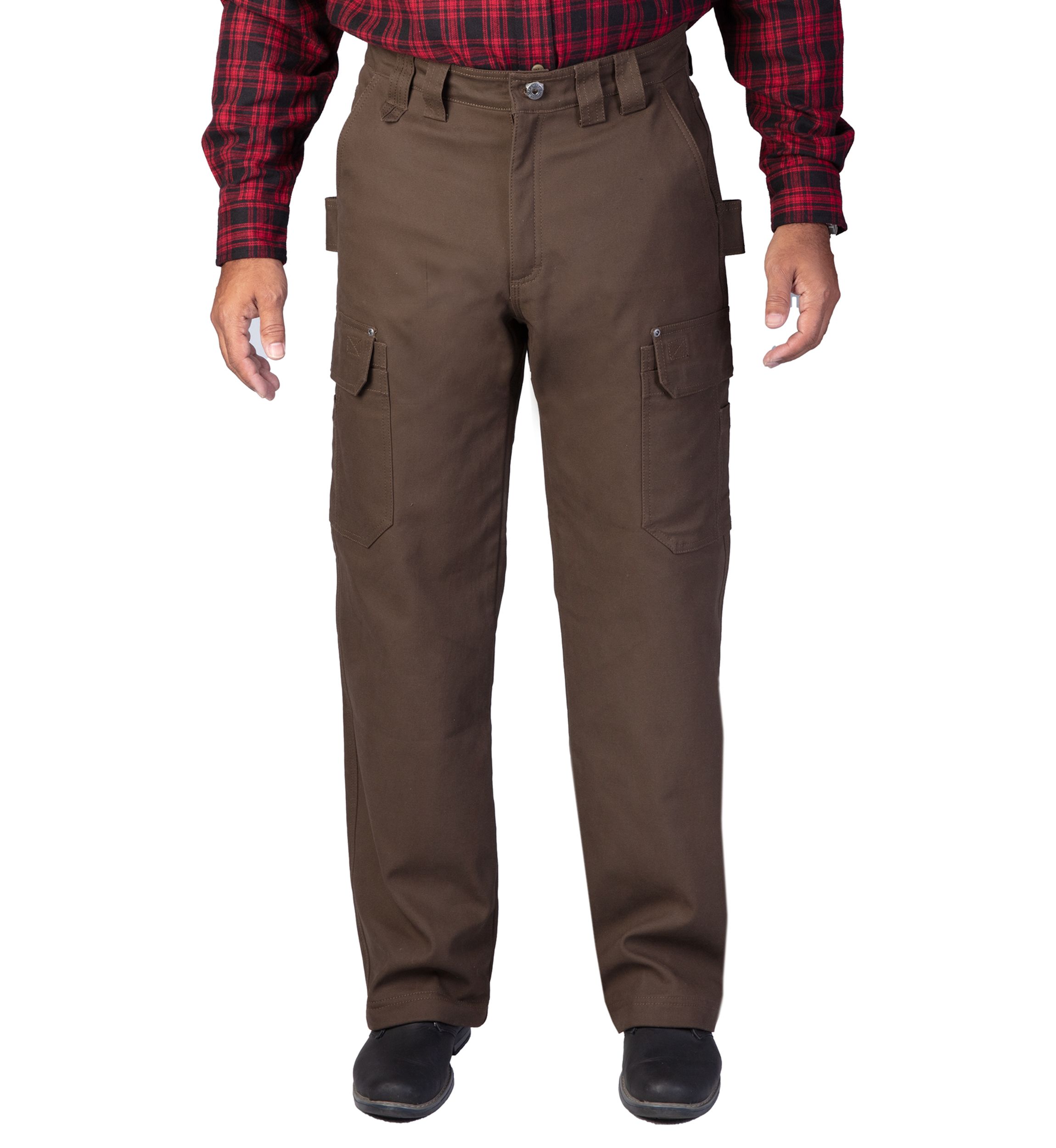 Smith's Workwear Bonded-Fleece Lined Work-Stretch Duck Canvas Gusset ...
