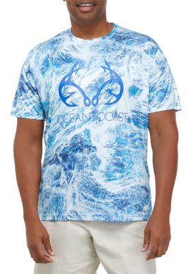Ocean + Coast® Big & Tall Ocean Print Graphic T-Shirt | belk