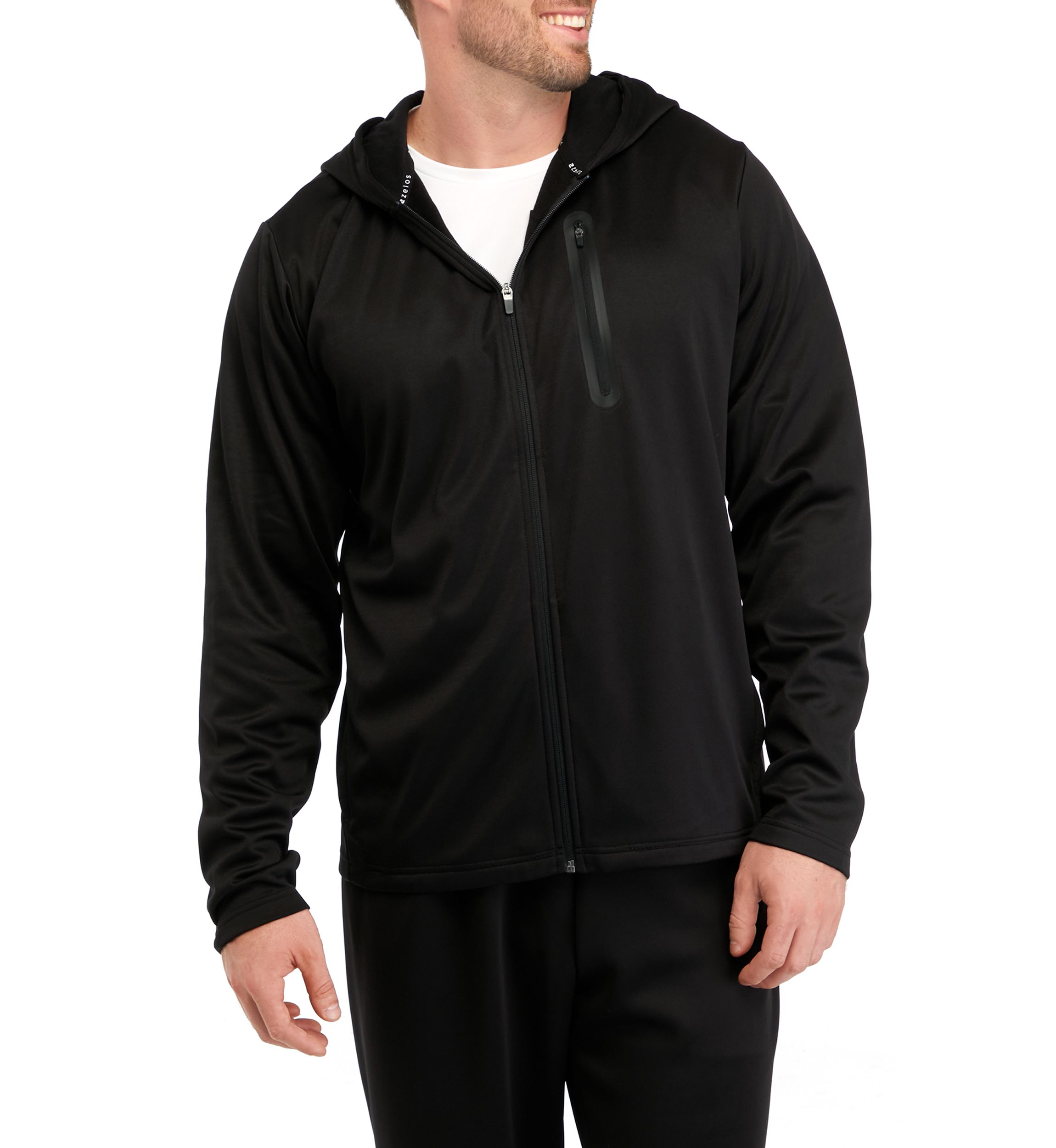 ZELOS Big & Tall Tech Fleece Zip Hoodie | Belk