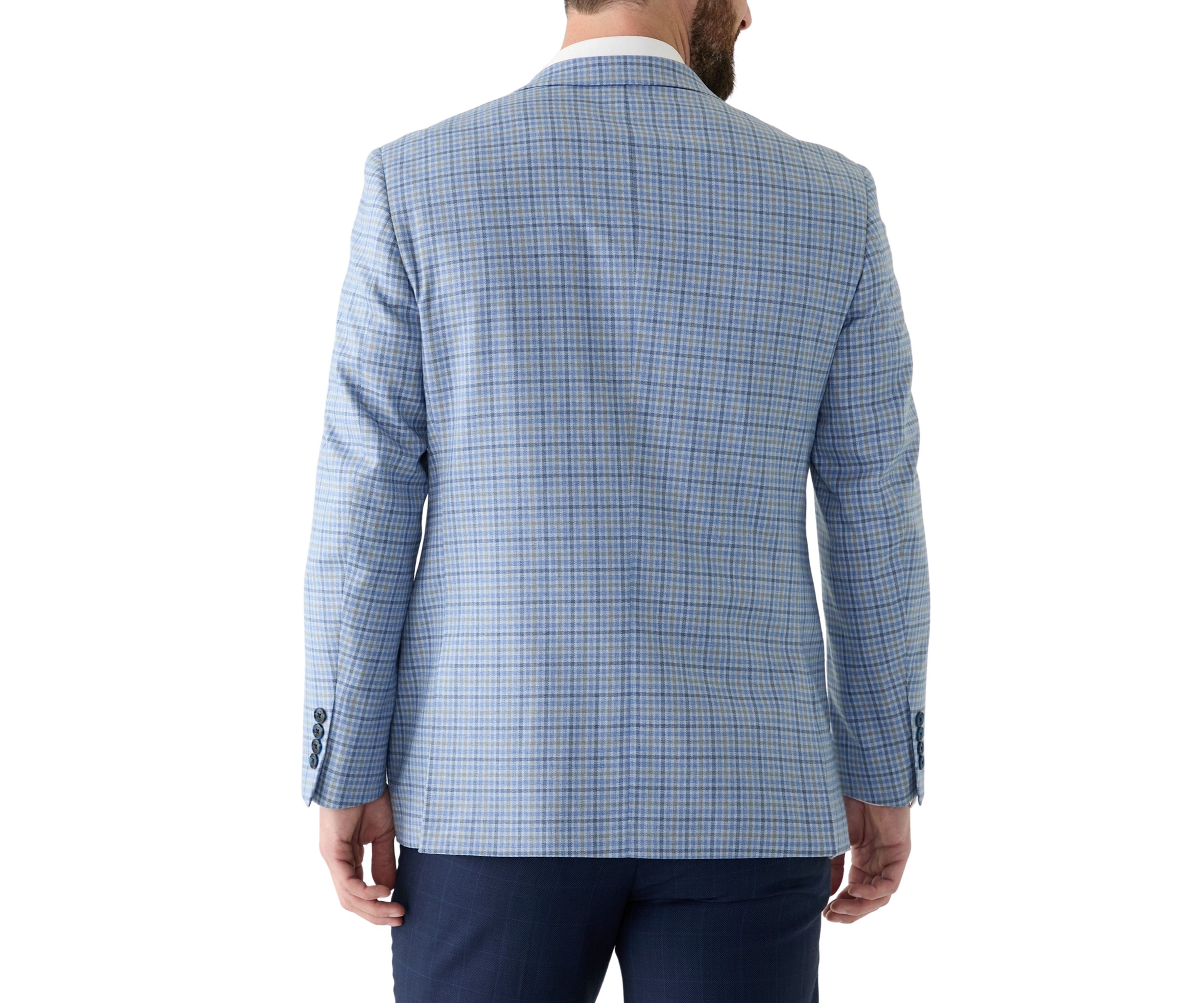 Crown & Ivy™ Blue Check Sport Coat | Belk