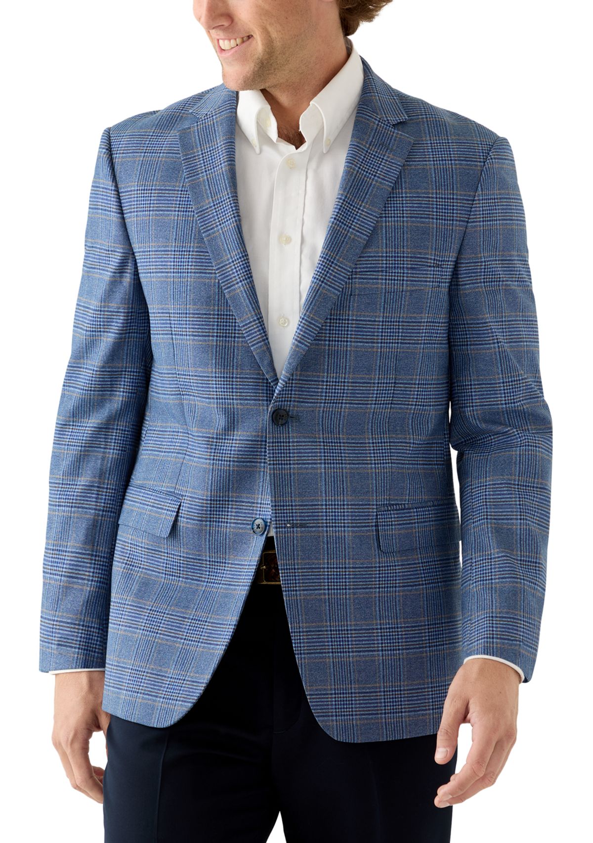 Crown & Ivy™ Men's Plaid Blazer | Belk