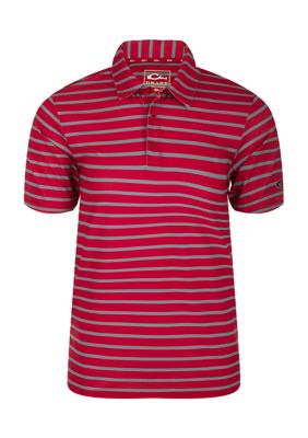 Drake Waterfowl Men's Performance Stretch Striped Polo Shirt | belk