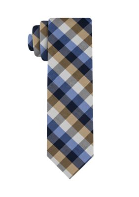 Saddlebred® Check Microfiber Tie | Belk