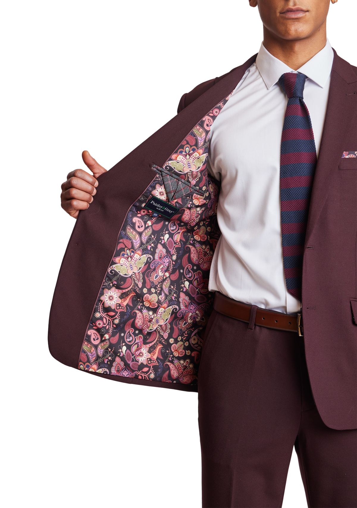 Paisley & Gray Men's Ashton Peak Slim Fit Suit Separate Jacket | Belk