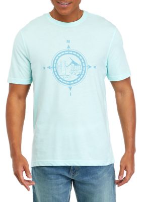 Mountain & Isles Men's Short Sleeve Compass Graphic T-Shirt | belk
