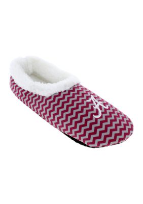 Comfy Feet NCAA Alabama Crimson Tide Chevron Slip On Slippers | belk