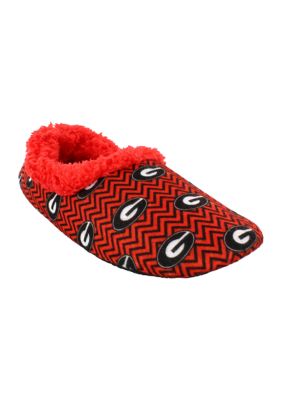 Comfy Feet NCAA Georgia Bulldogs Chevron Slip On Slippers | belk