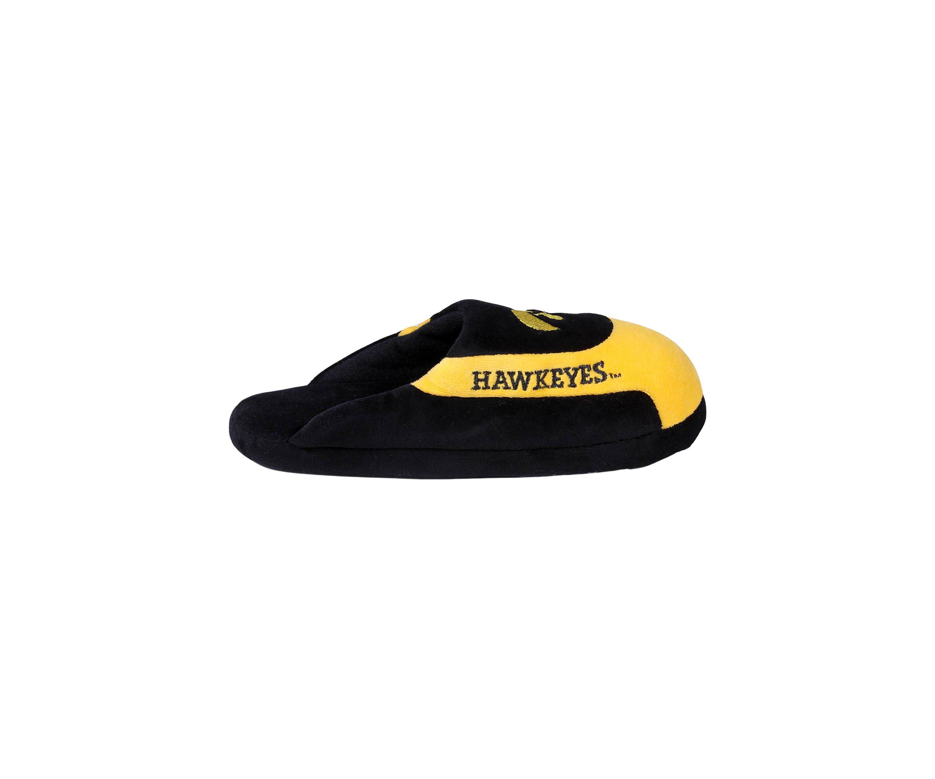 Comfy Feet NCAA Iowa Hawkeyes Low Pro Stripe Slip On Slippers | Belk