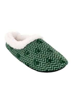 Comfy Feet NCAA Michigan State Spartans Chevron Slip On Slippers | belk