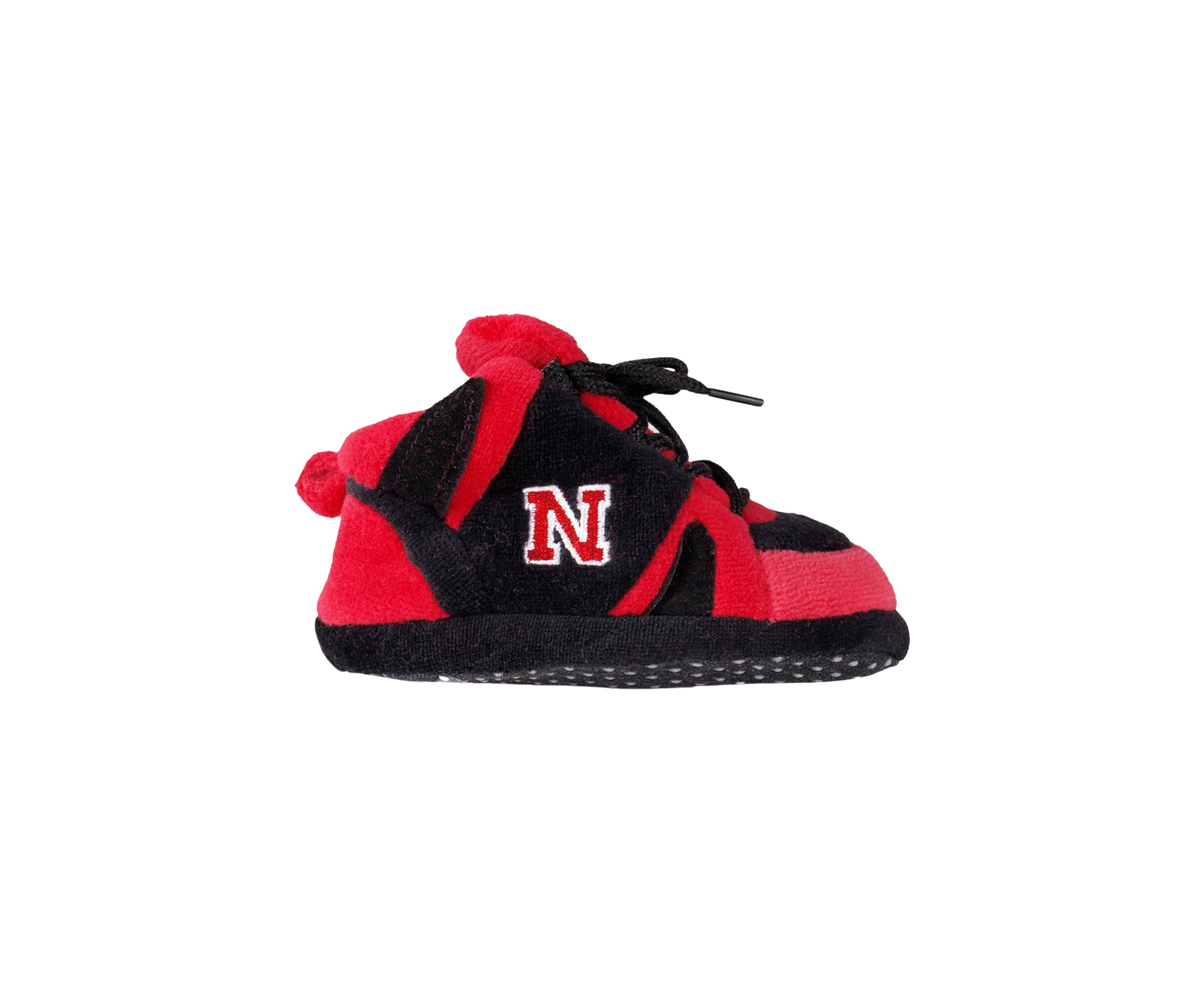 Comfy Feet NCAA Nebraska Cornhuskers Cute Baby Sneaker Slippers | Belk