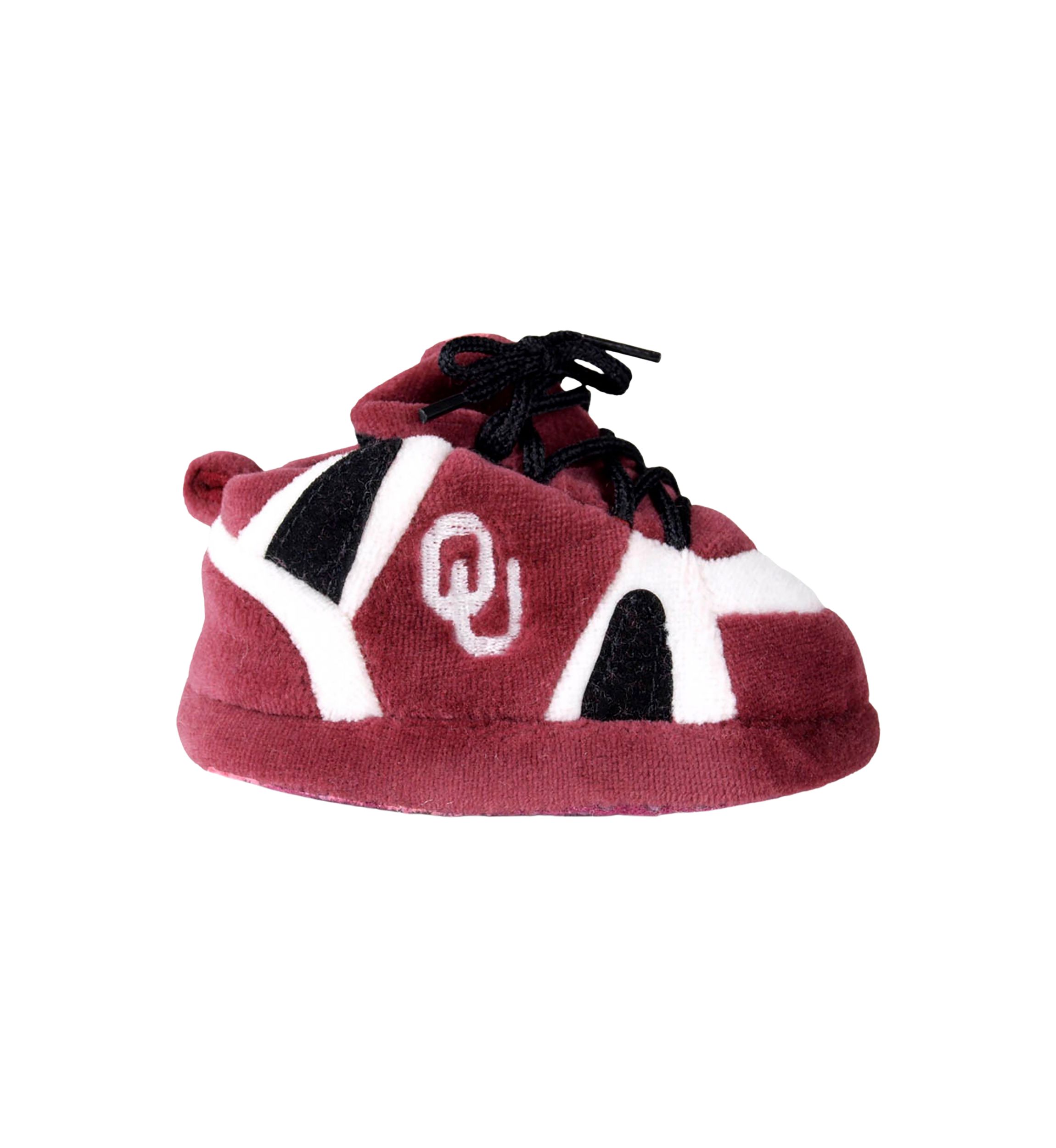 Comfy Feet NCAA Oklahoma Sooners Cute Baby Sneaker Slippers | Belk