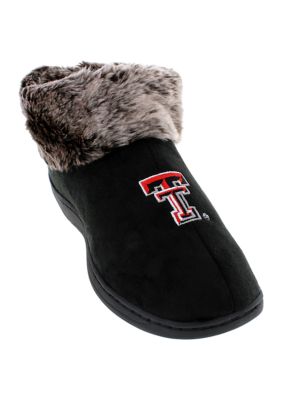 Comfy Feet NCAA Texas Tech Red Raiders Faux Sheepskin Furry Top ...