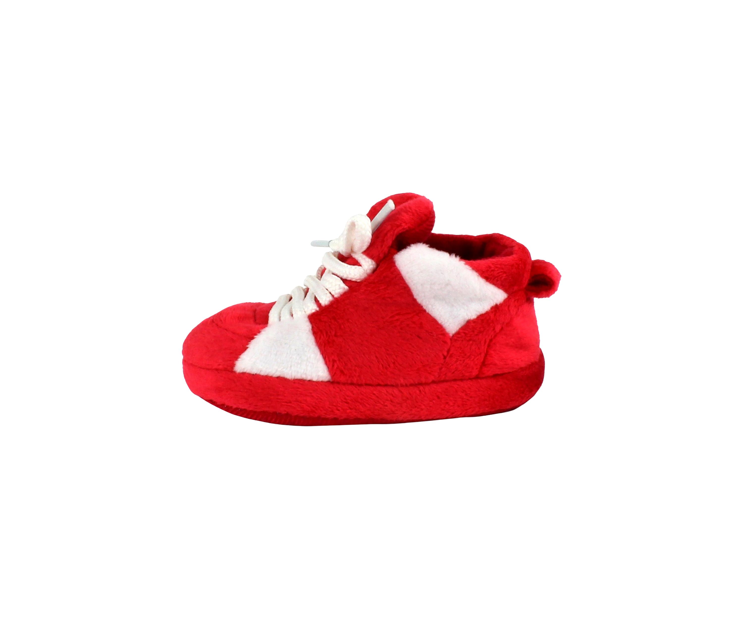Comfy Feet NCAA Wisconsin Badgers Cute Baby Sneaker Slippers | Belk