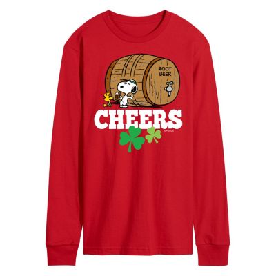 Peanuts Cheers Root Beer Graphic LS | belk