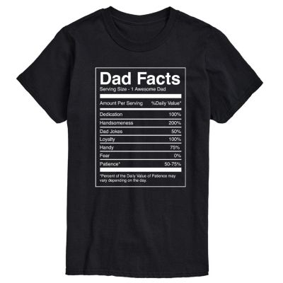Air Waves Generic Dad Facts Graphic T-Shirt | belk