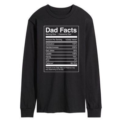 Air Waves Generic Dad Facts Graphic Long Sleeve | belk