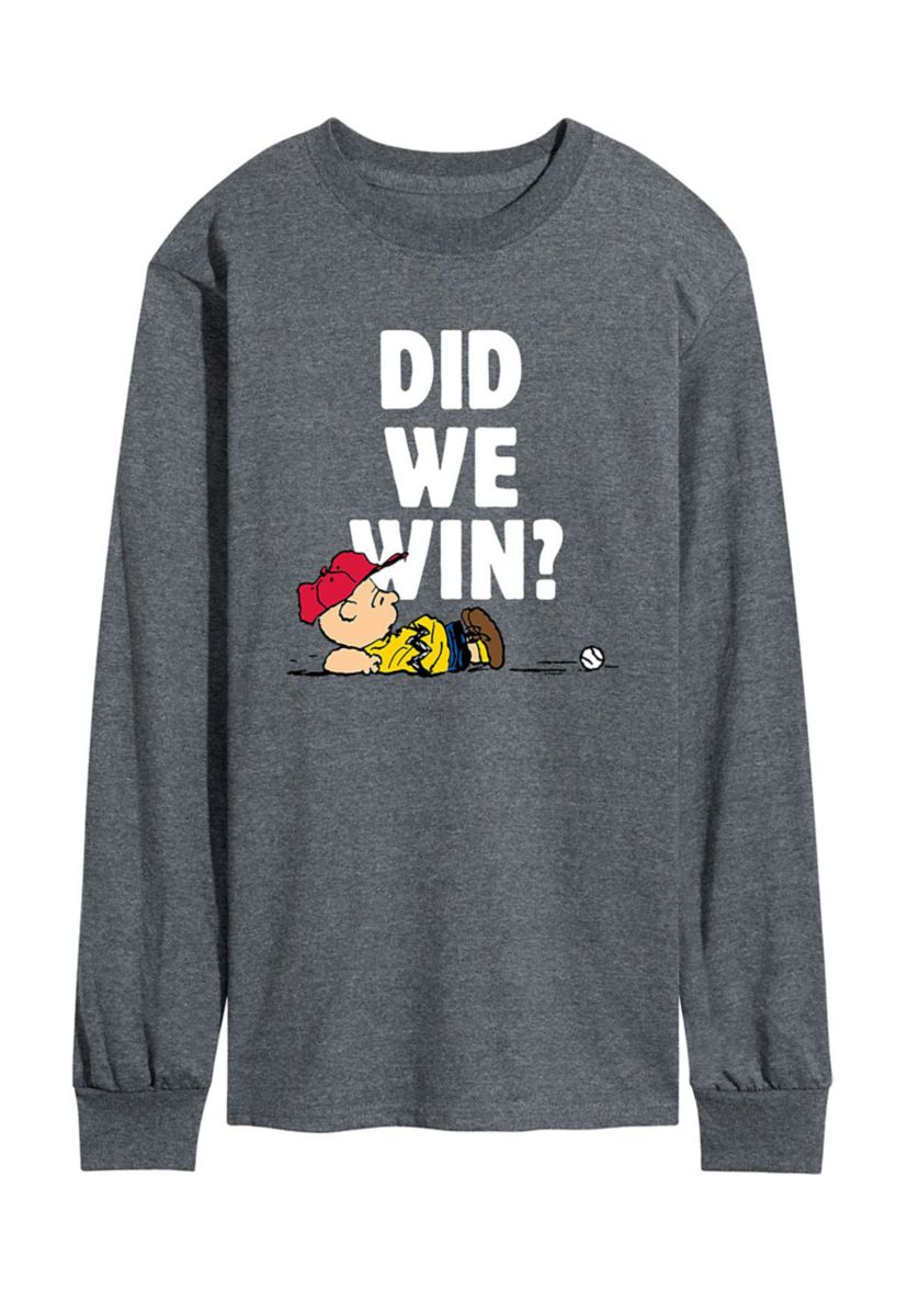 Peanuts® Did We Win Long Sleeve Graphic T-Shirt | Belk