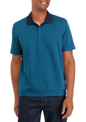 Kenneth Cole Men's Short Sleeve Contrast Collar Polo Shirt | belk
