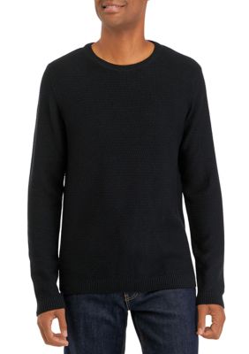 Kenneth Cole Men's Textured Popcorn Crew Neck Sweater | belk