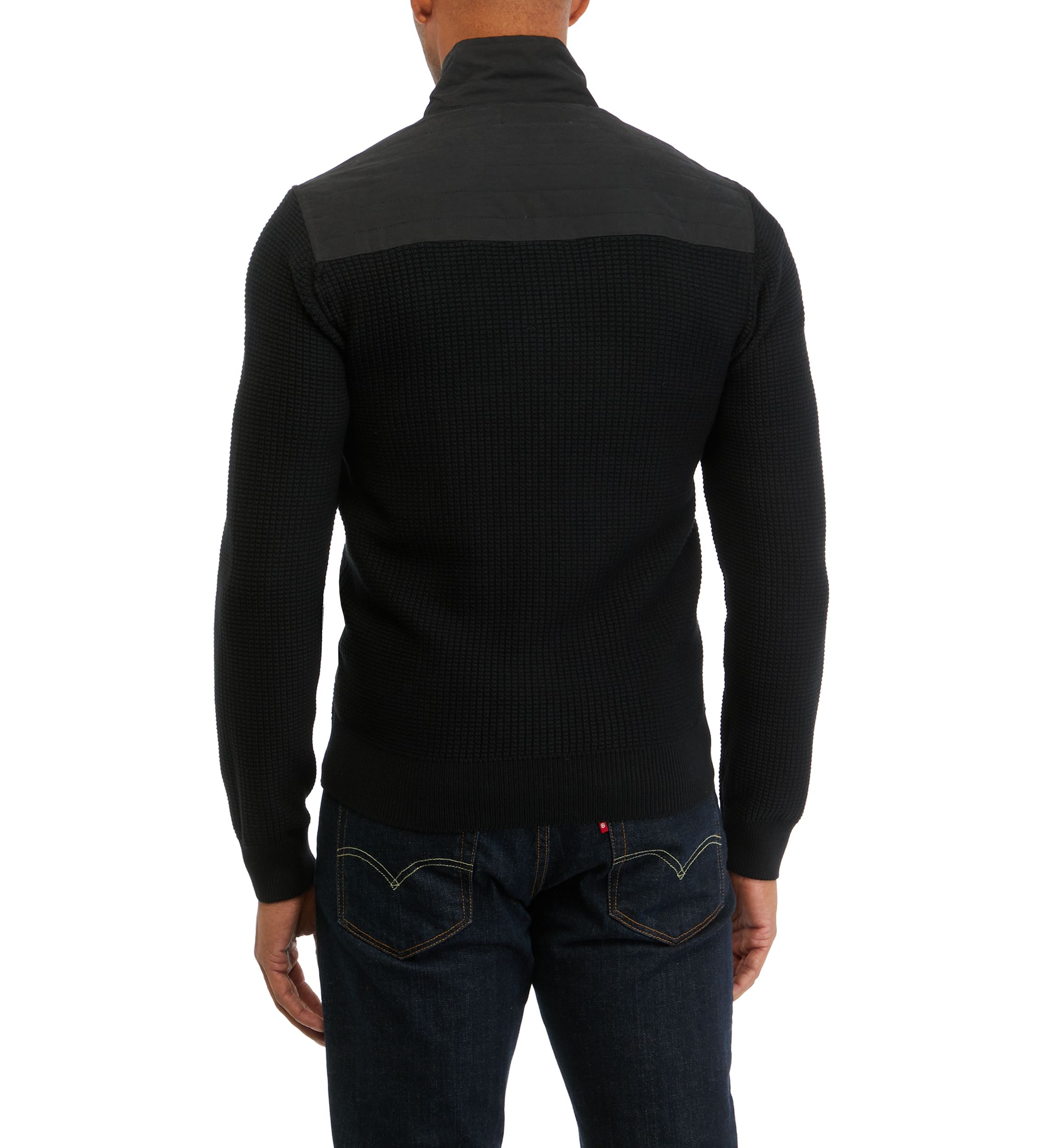 Kenneth Cole Men's Quilted Full Zip Sweater | Belk