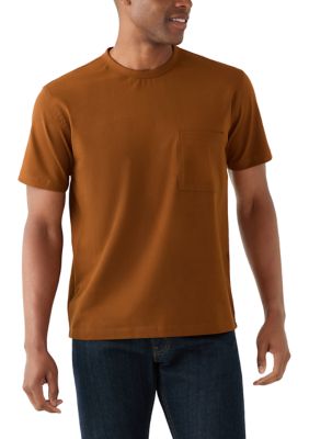 Kenneth Cole Sport Brown Solid Classic Crewneck Tee | Belk