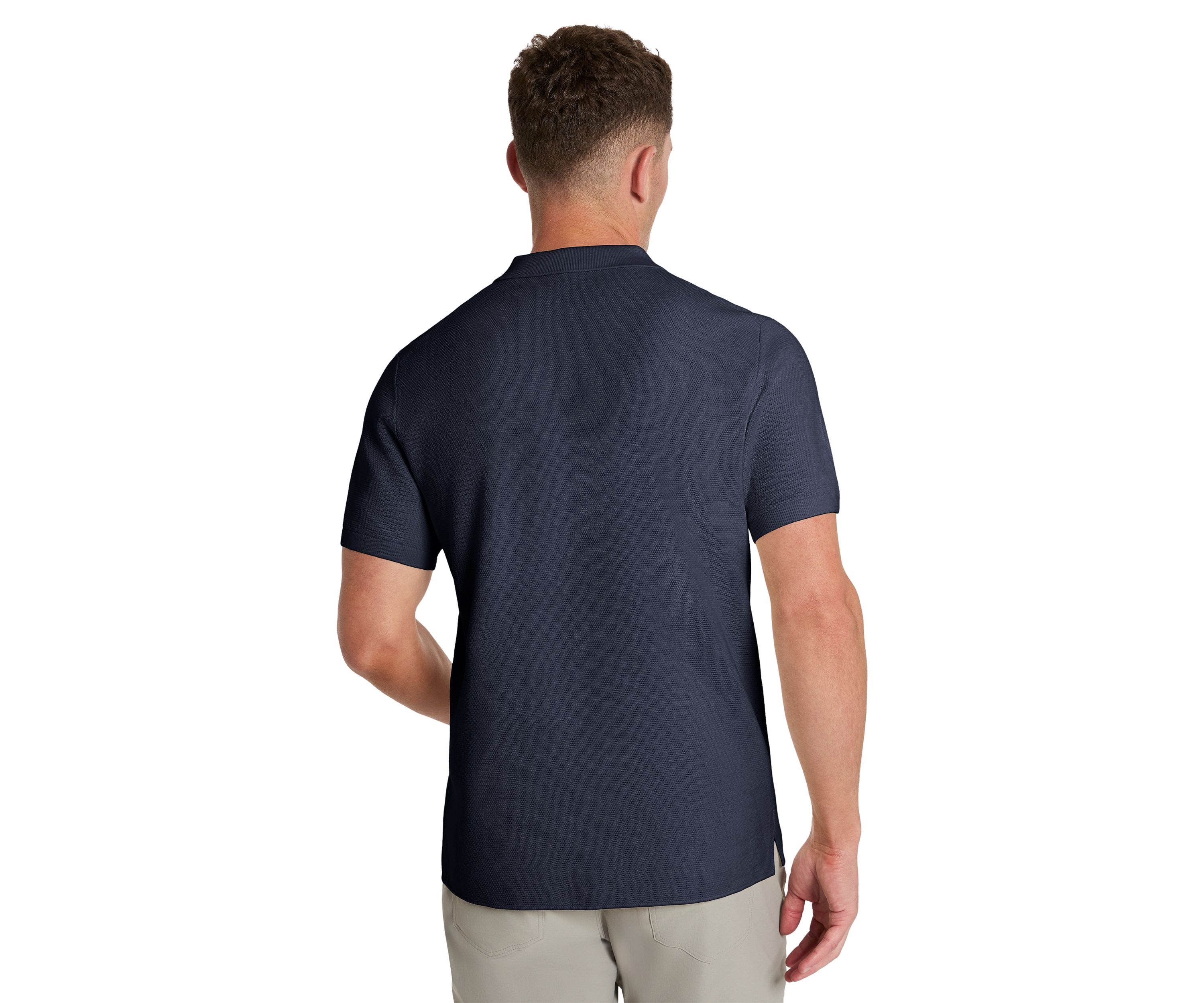 Kenneth Cole Sporty Navy Solid Classic Polo Shirt | Belk