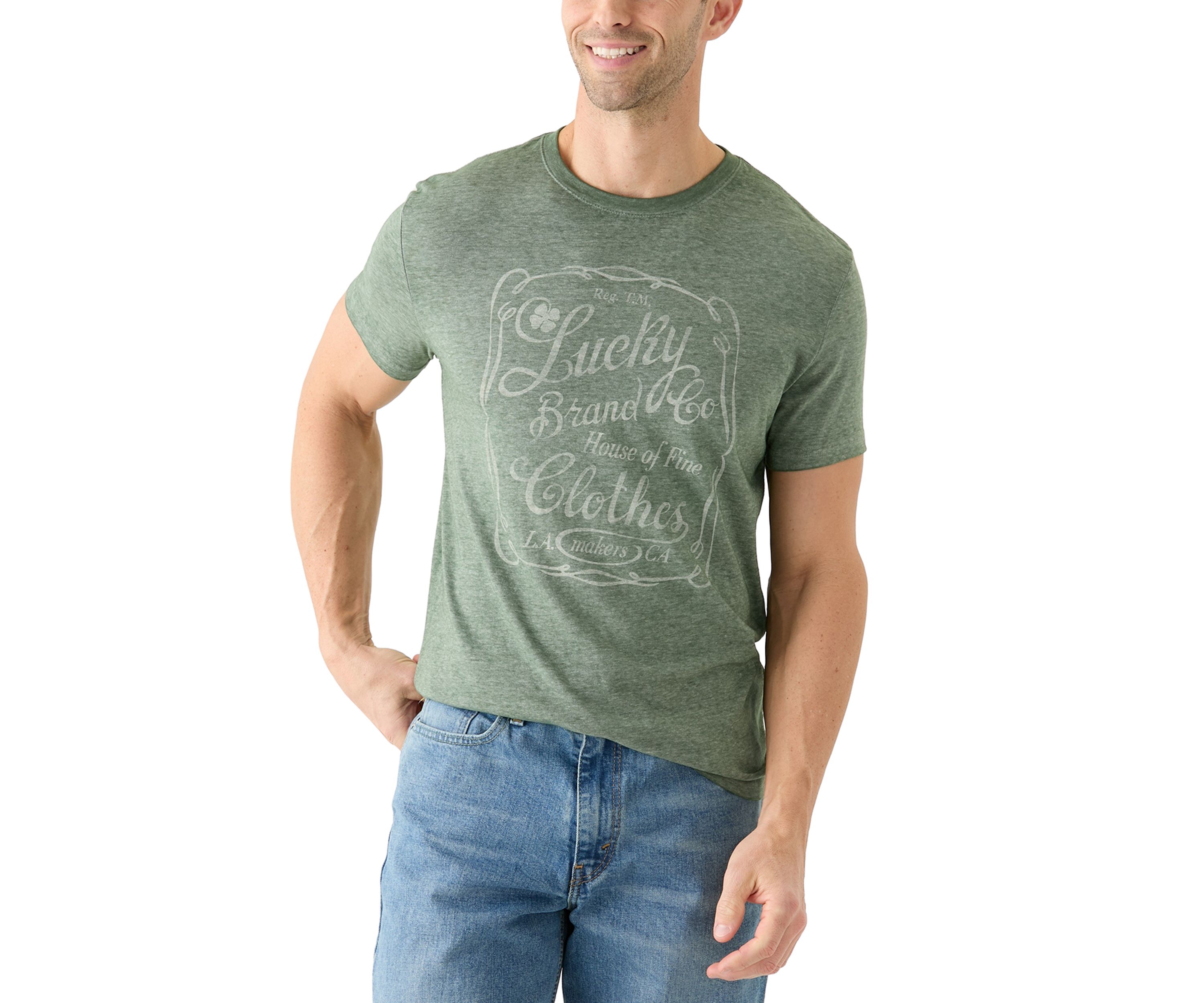 Lucky Brand Label Graphic T-Shirt | Belk