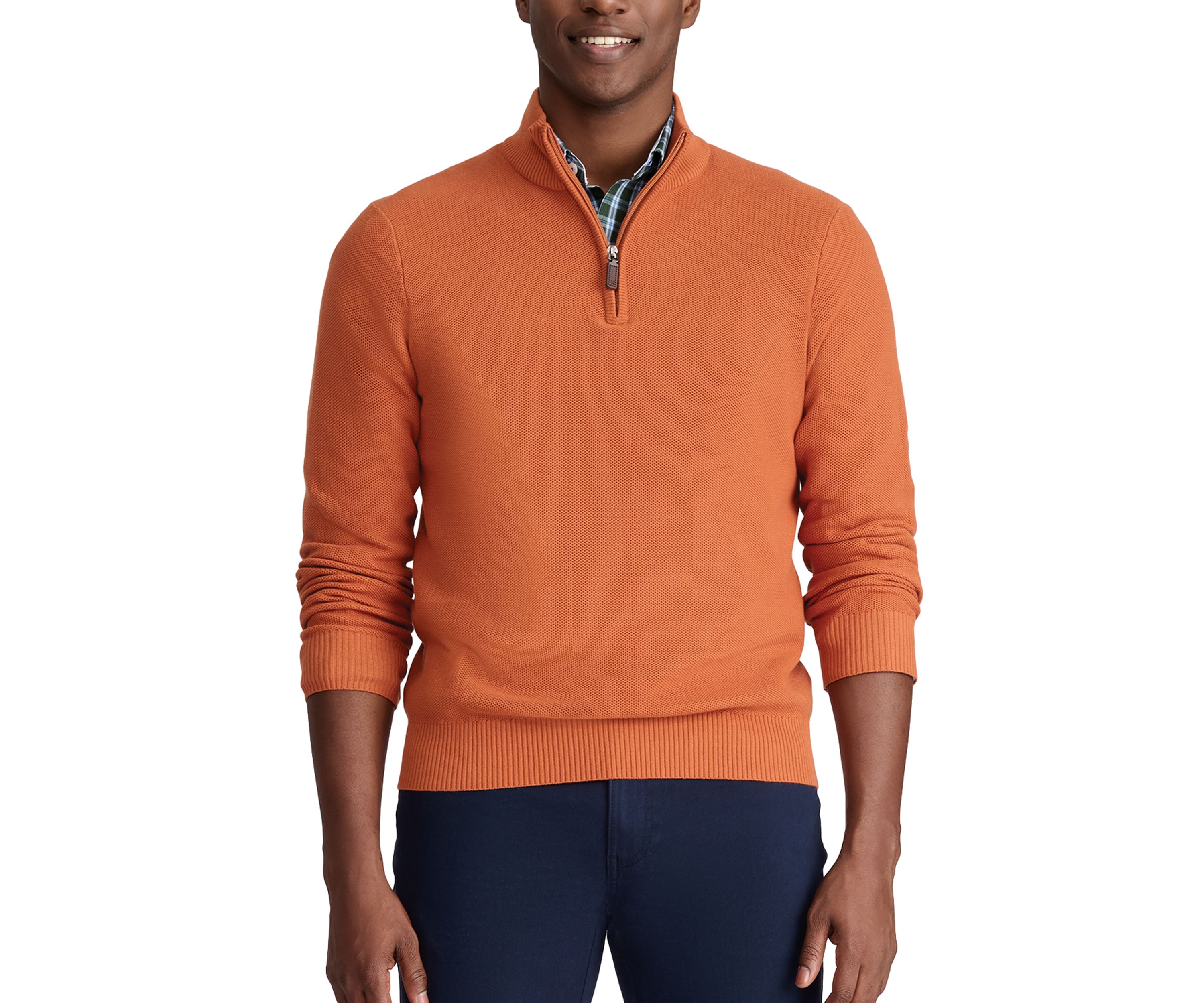 IZOD Honeycomb 1/4 Zip Sweater | Belk