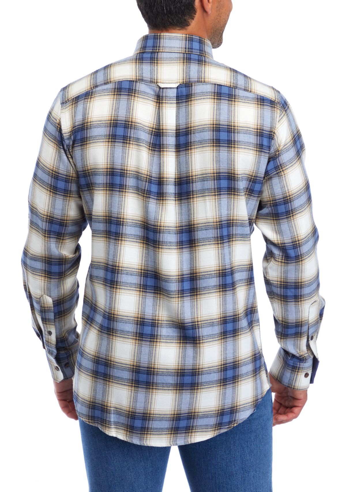 IZOD Large Plaid Flannel Button Down Shirt | Belk