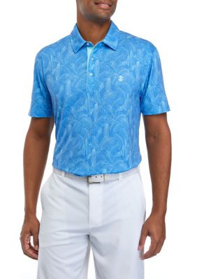 IZOD Palm Print Golf Polo Shirt | belk
