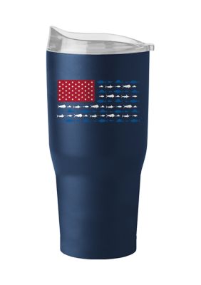 Ocean + Coast® 30 Ounce American Flag Powder Coat Tumbler | belk