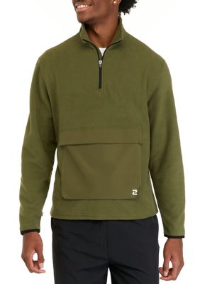ZELOS Polar Fleece Quarter Zip Jacket | belk