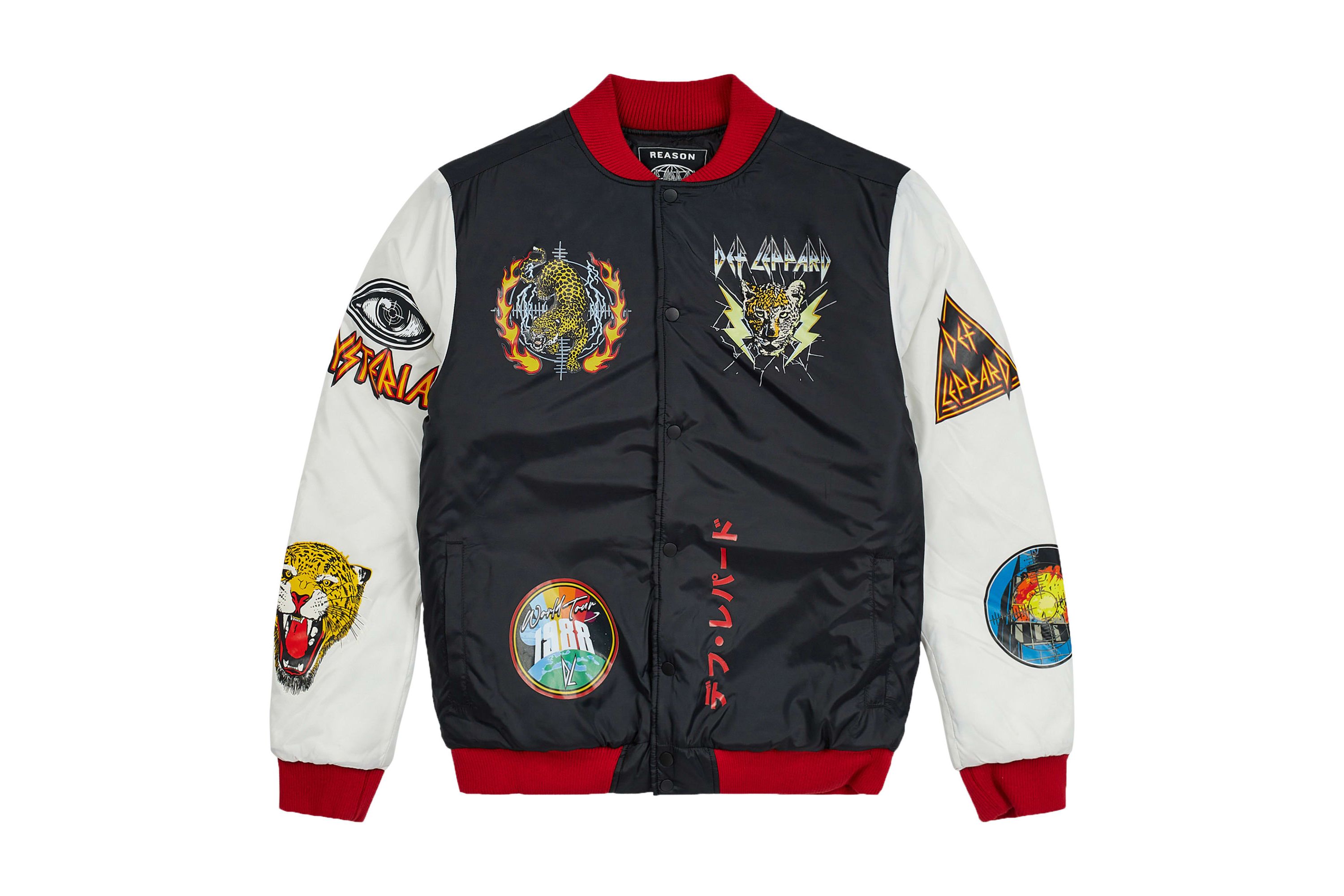 Reason Clothing DEF LEPPARD BOMBER JACKET | Belk