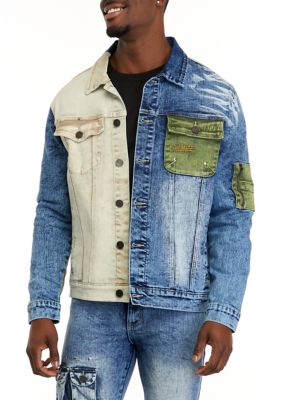 REASON Men's Punk Denim Jacket | belk
