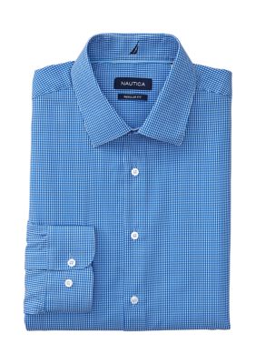 Nautica Classic Blue Micro Check Shirt | belk