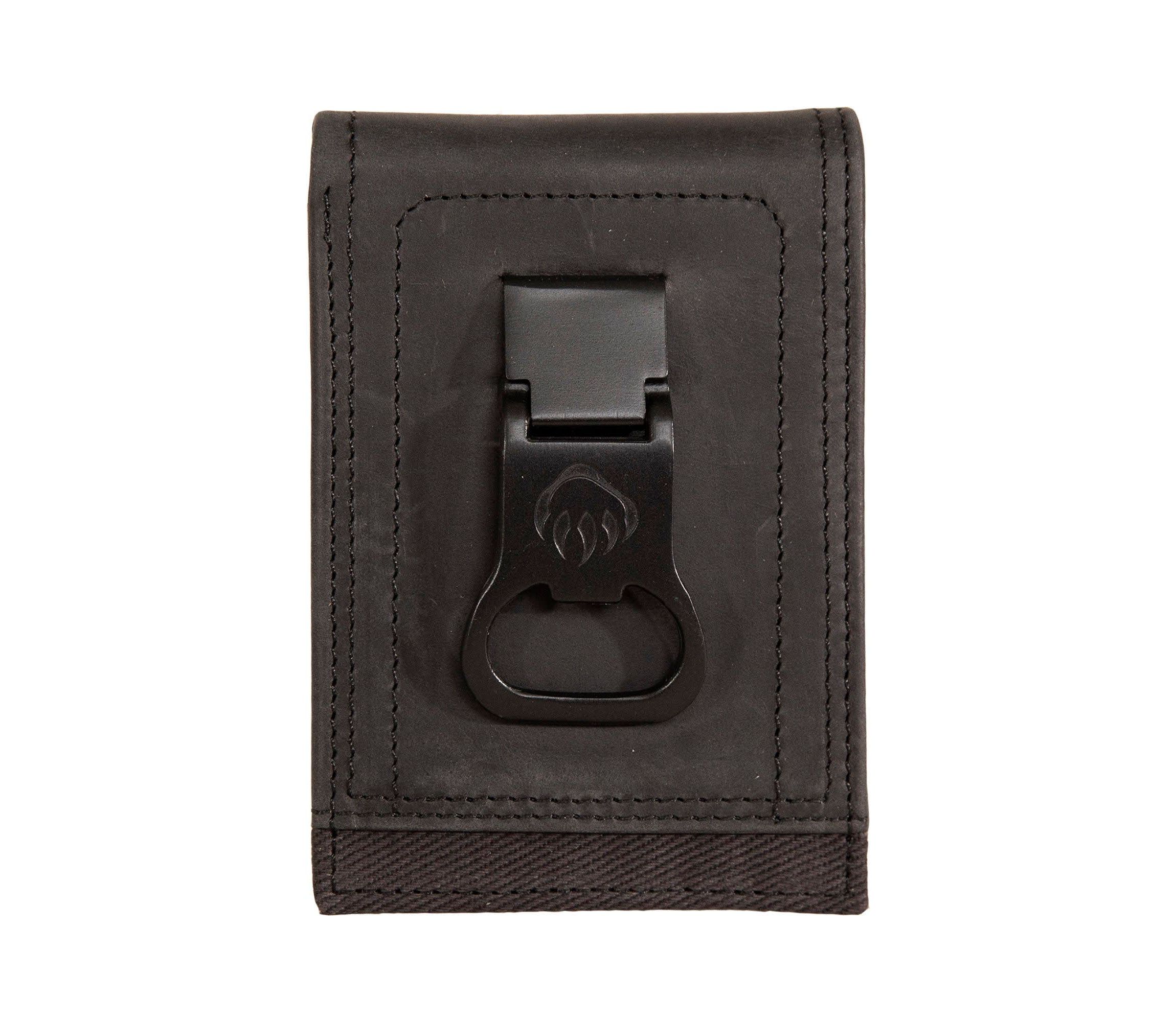 Wolverine WOLVERINE Canvas and Leather Front Pocket Wallet | Belk