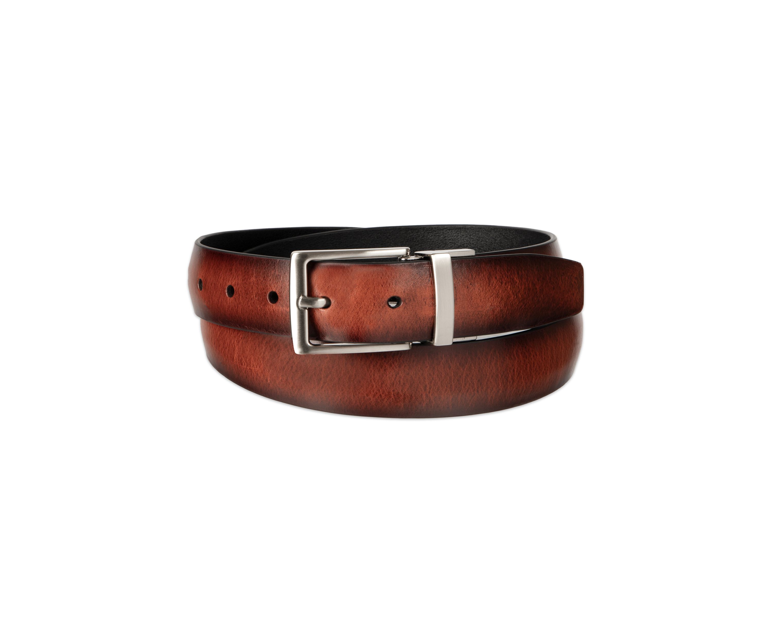 Haggar® Men's Burnished Edge Reversible Dress Belt | Belk