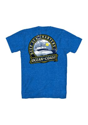 Ocean + Coast® Short Sleeve Deep Sea Charters Graphic T-Shirt | belk