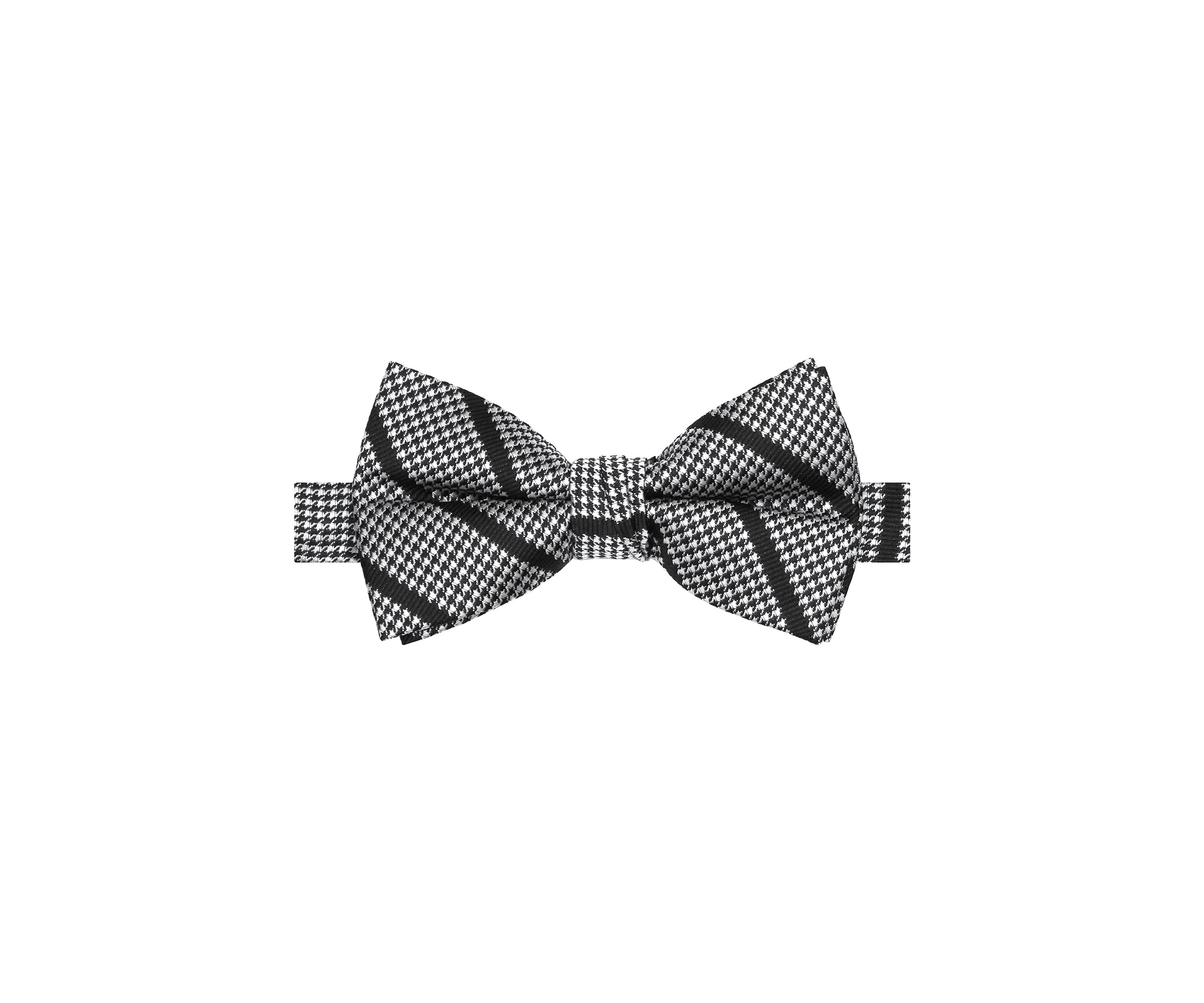 IZOD Textured Bar Stripe Bow Tie | Belk
