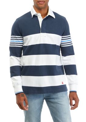Brooks Brothers Men's Long Sleeve Rugby Stripe Rowing Shirt | belk