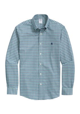 Brooks Brothers Men's Regular Fit Gingham Oxford Shirt | belk