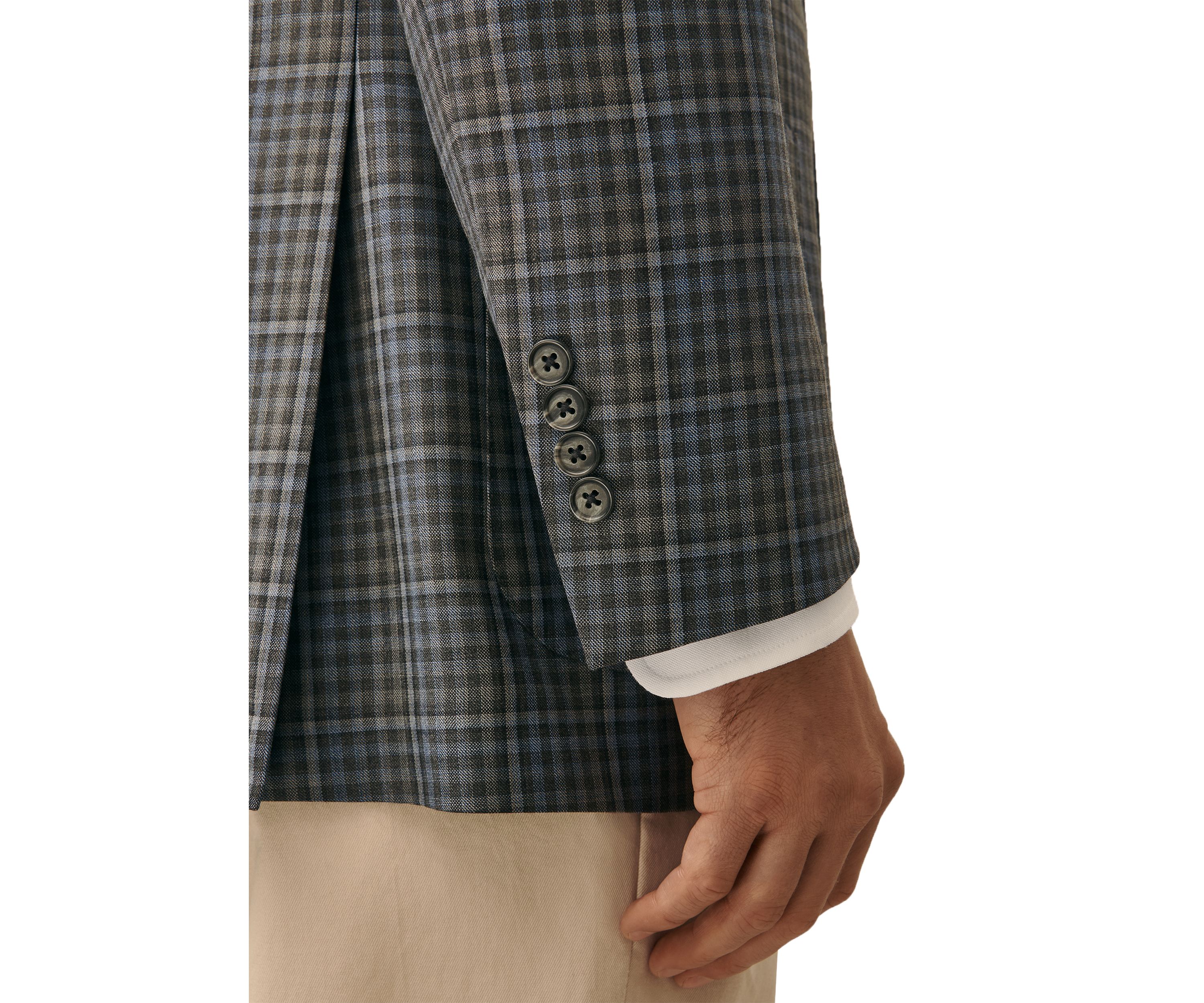 Brooks Brothers Classic Fit Wool Gingham Sport Coat | Belk