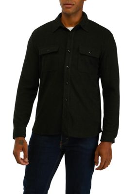 Magaschoni Men's Solid Shacket | belk