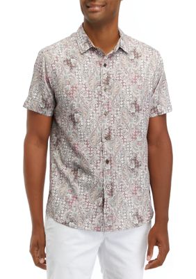 Magaschoni Men's Printed Woven Shirt | belk