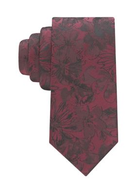 Calvin Klein Mackenzie Floral Tie | Belk
