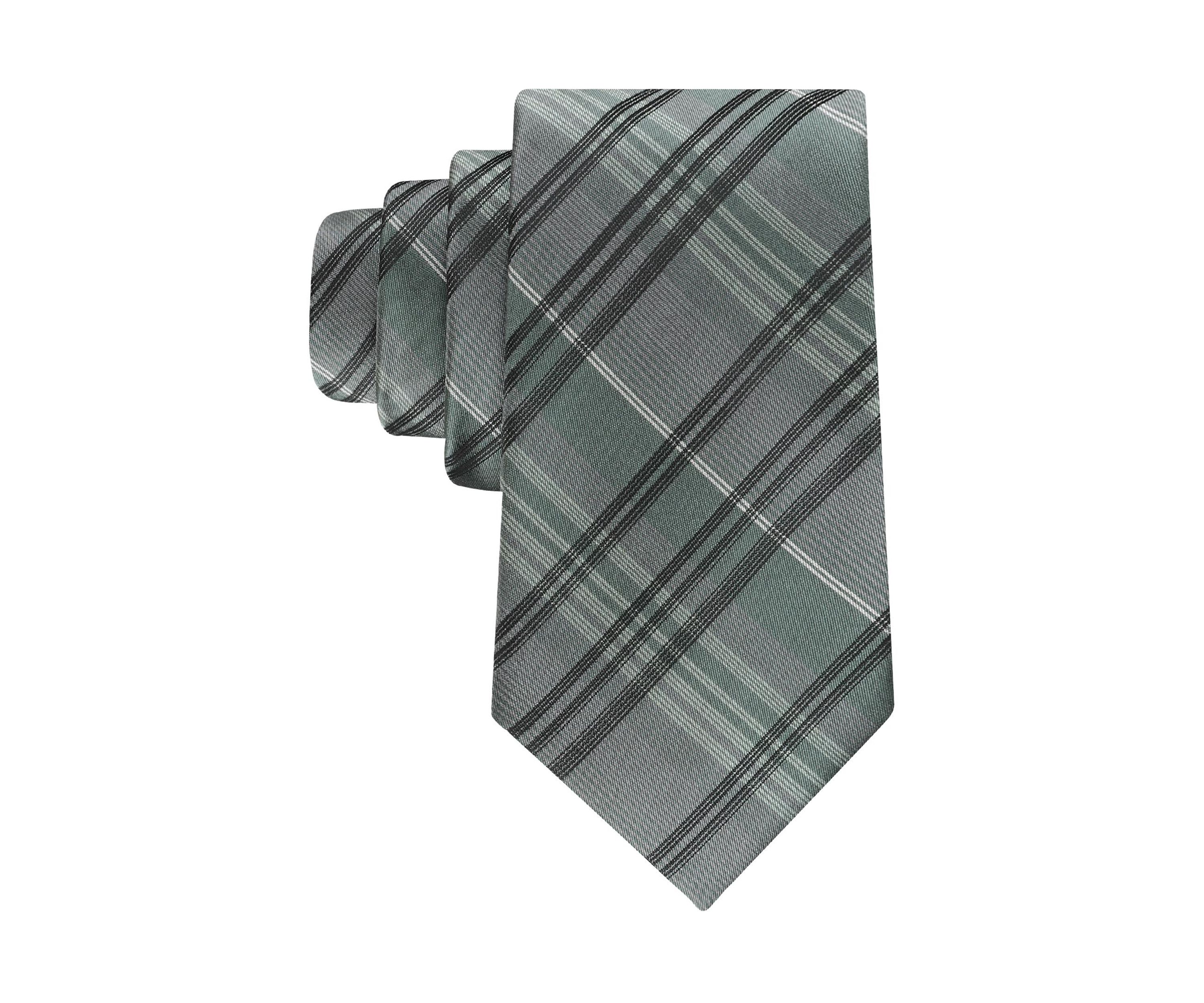 Calvin Klein Luke Plaid Pattern Tie | Belk
