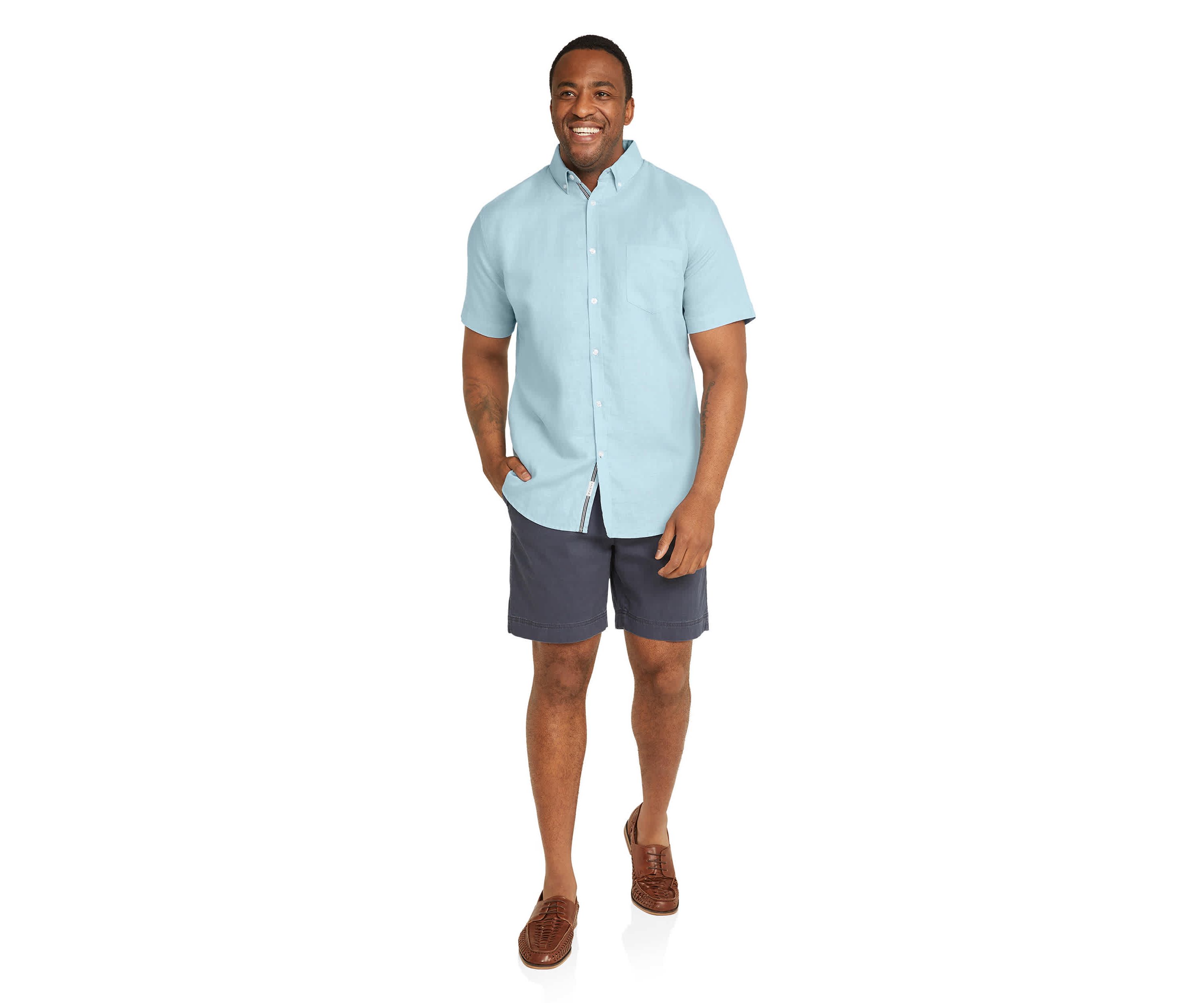 Johnny Bigg Big & Tall Johnny Bigg Mens Fresno Linen Shirt | Belk