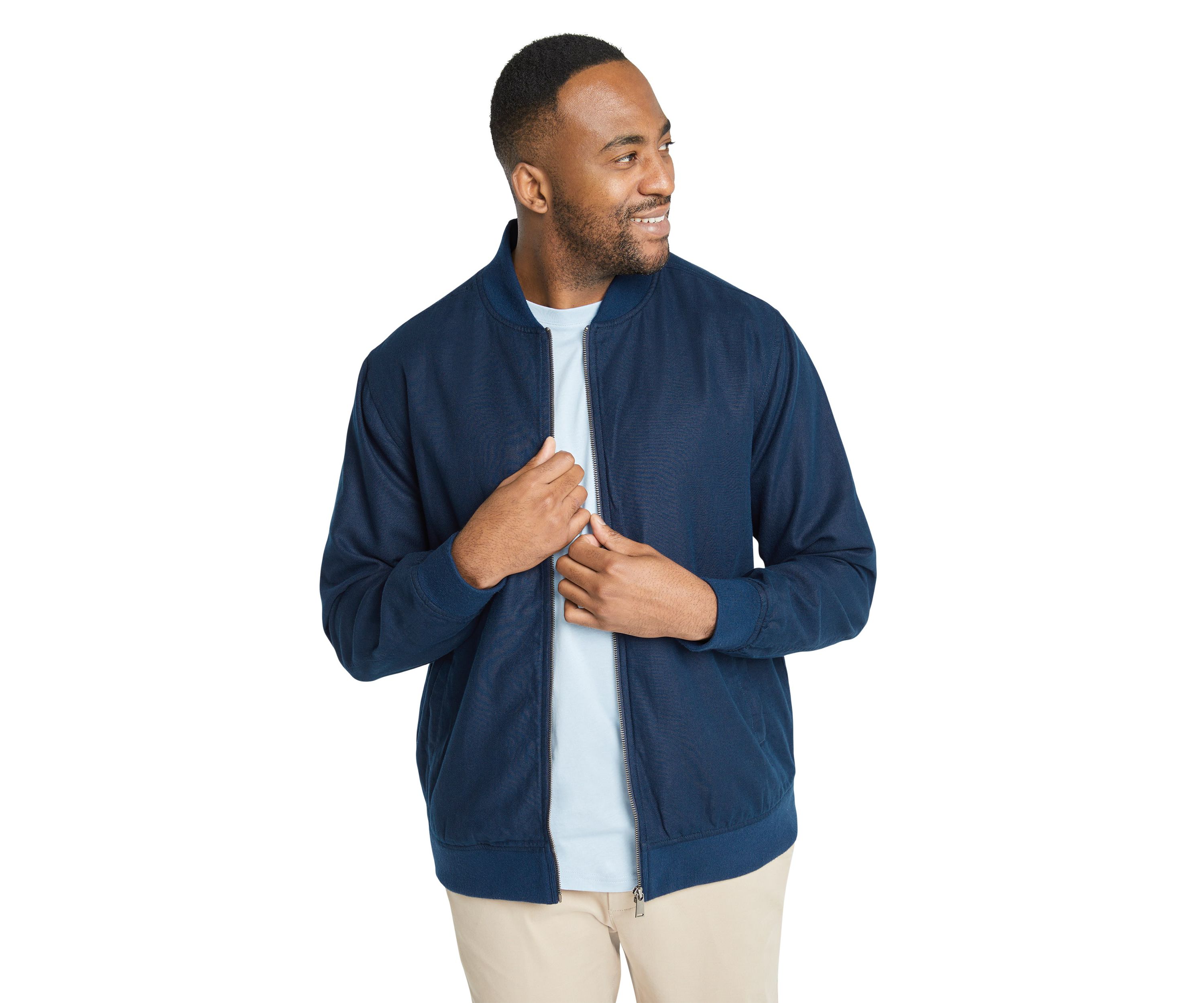 Johnny Bigg Big & Tall Johnny Bigg Mens Cullin Linen Bomber Jacket | Belk