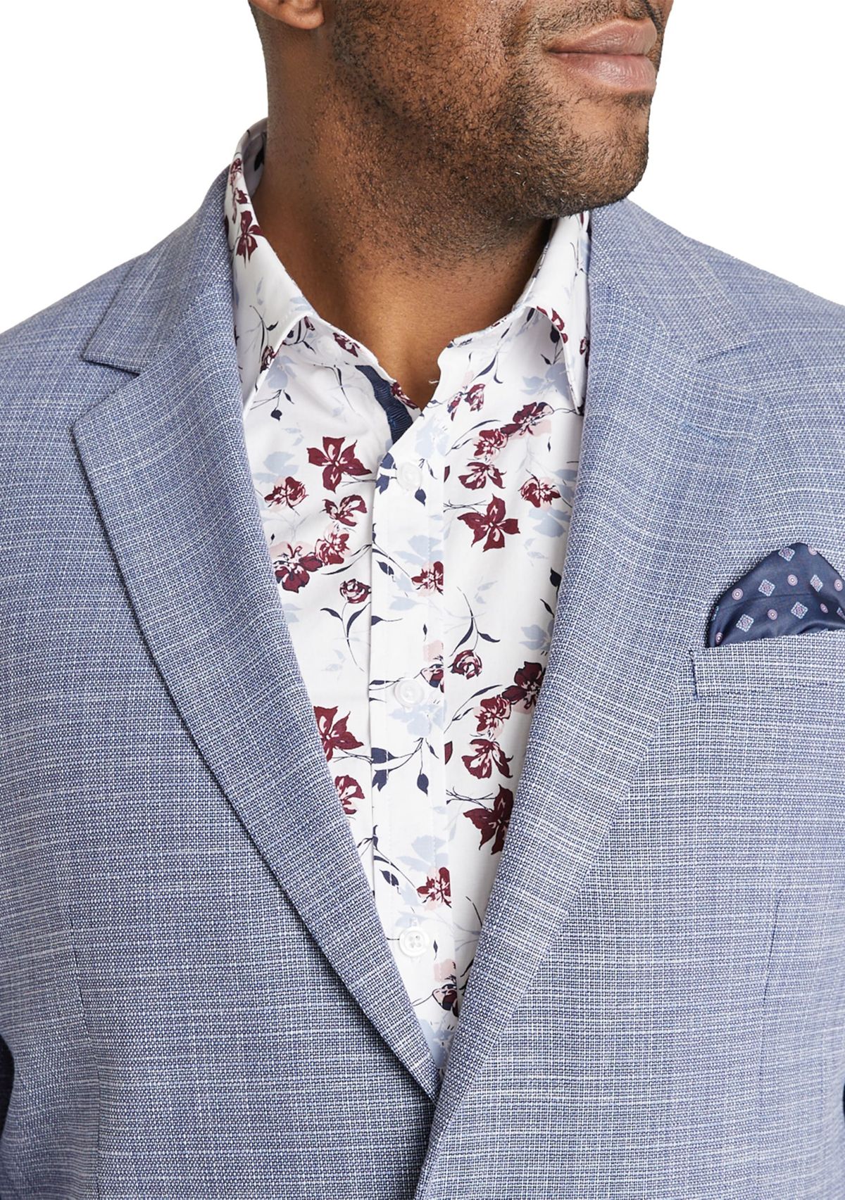 Johnny Bigg Big & Tall Johnny Bigg Mens Colin Textured Stretch Blazer ...